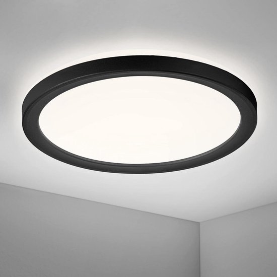 Moderne ronde LED plafondlamp met indirecte verlichting - Ultra plat ...