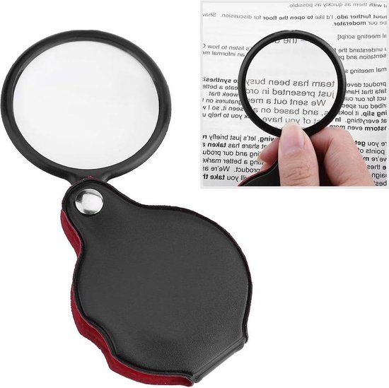 Folding Magnifier Pocket Jewellery 8x Mini Magnifier with Case - HTML ...