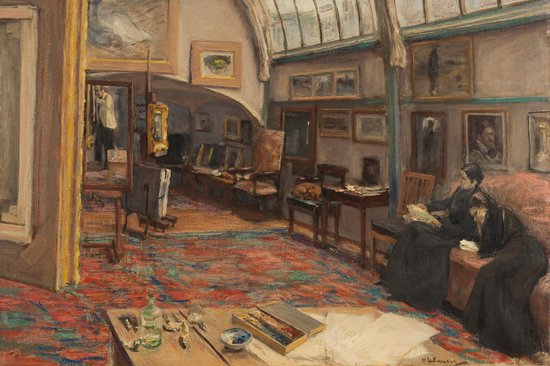 Max Lieberman - The Artist’s Studio - Het atelier van de kunstenaar (1902) - 2:3 | bol