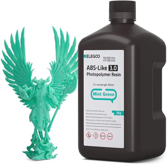 ABS-Like 3D-printerhars 2000 g mintgroen – 405 nm UV-hardende hars voor ...