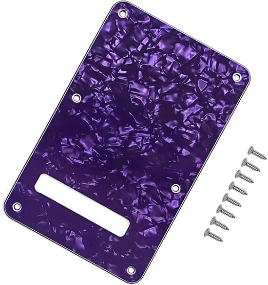Strat/Stratocaster Tremolo Back Plate Cover with Pickguard - 6 Screws ...