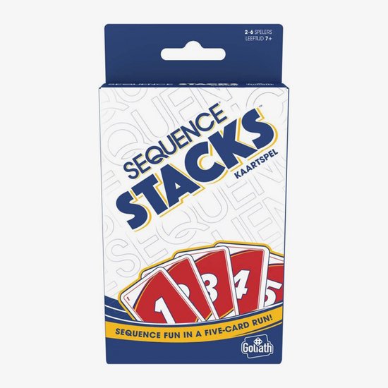 Goliath Sequence Stacks kaartspel - leuke en snelle variant op het sequence spel | Games | bol