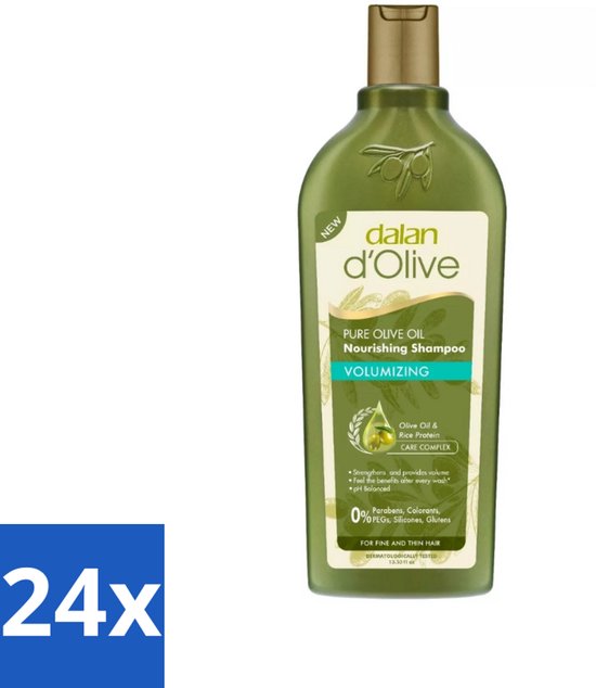 Dalan d'Olive - Shampoo - Extra Volume - Voor Dun & Fijn Haar - Voedend ...