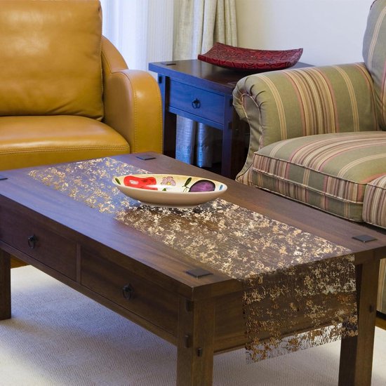 Wegwerp gouden placemats set - Maaltijdmat 11 stuks - Eetkamer mat met ...