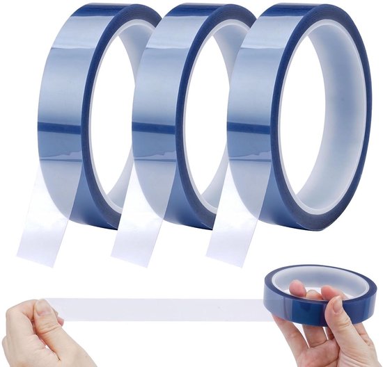 3 Rolls Heat Resistant Adhesive Tape for Electronic PCBs (20mm × 33m) | bol