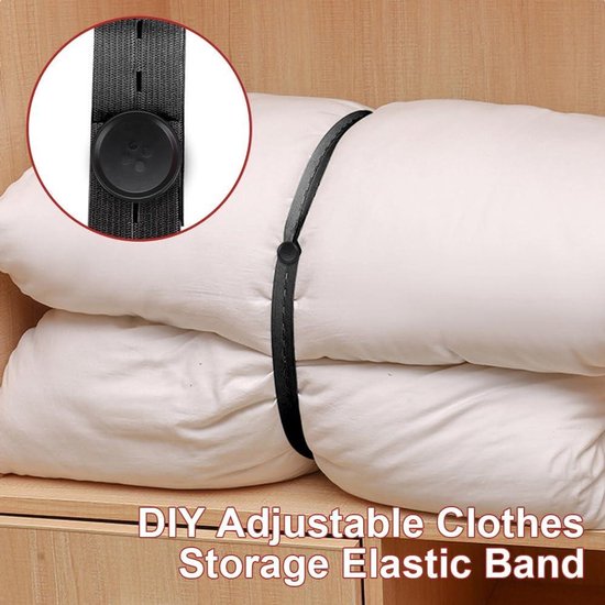 2 Rolls of Wide Elastic Band with Button Holes - 20 mm x 6 m - 10 ...