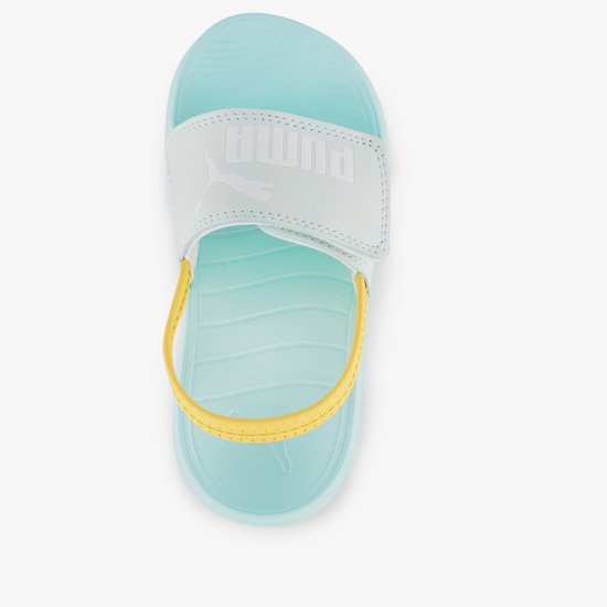 Puma Popcat 20 Backstrap kinder badslippers blauw - Maat 27 | bol