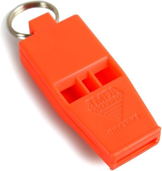 Signaalfluitje en noodfluitje - veilig en betrouwbaar - 1 stuk - oranje ...