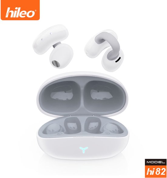 hileo hi82 - Draadloze Oordopjes met Oplaadcase – Wit - Ear clip Air ...