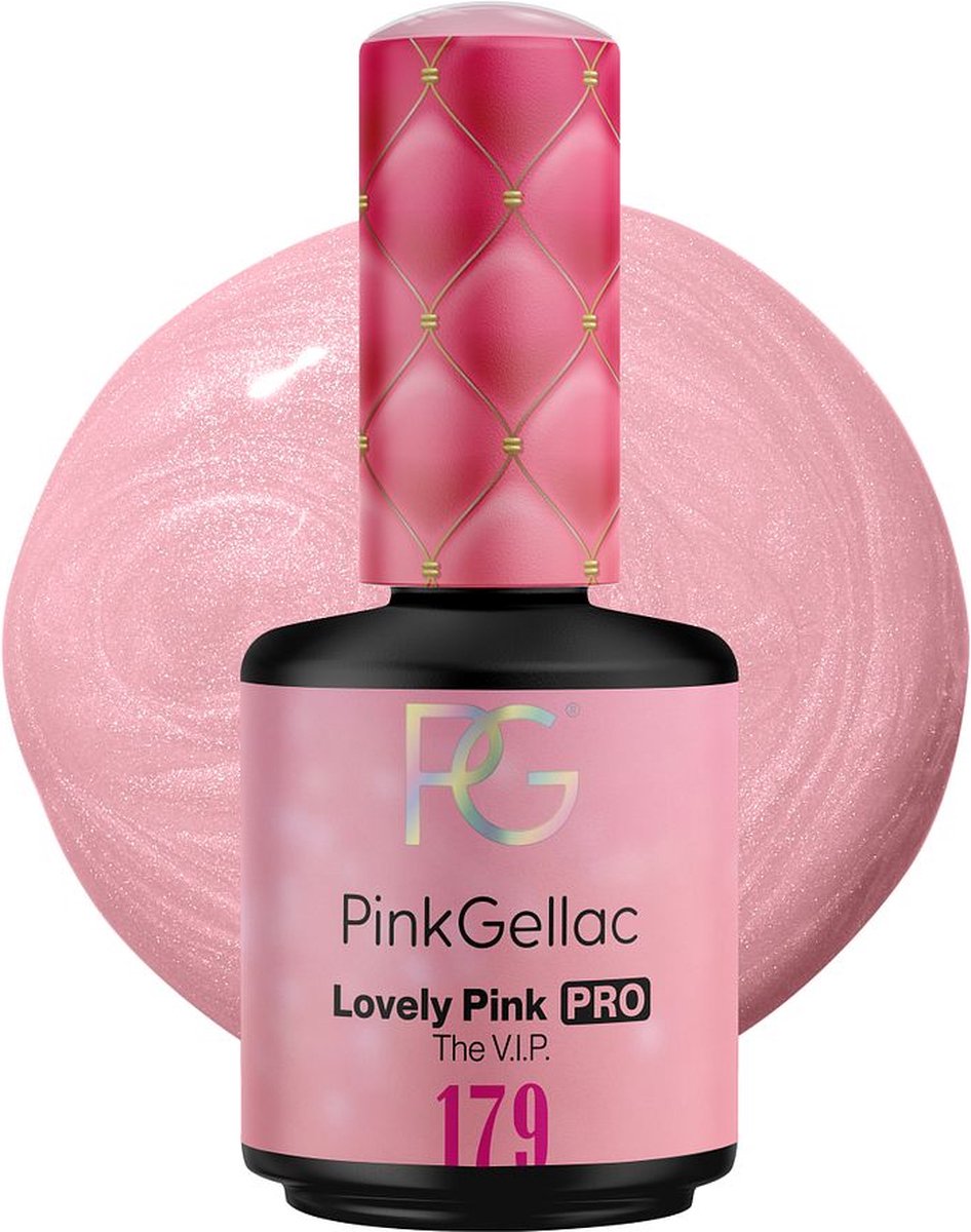 Pink Gellac 179 Lovely Pink PRO Gel Nagellak - Roze Glanzende Gellak ...