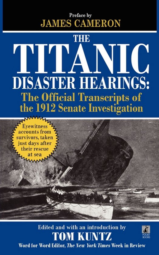 The Titanic Disaster Hearings, Tom Kuntz | 9781451623475 | Boeken | bol