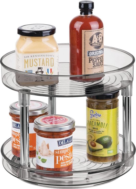 Draaiplateau - perfecte carrousel/kruidenrek/specerijenhouder/keukenorganizer -... | bol.com