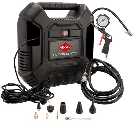 Airpress HLO 180 Olievrije compressor - 8 bar - 150 l/min - Met ...