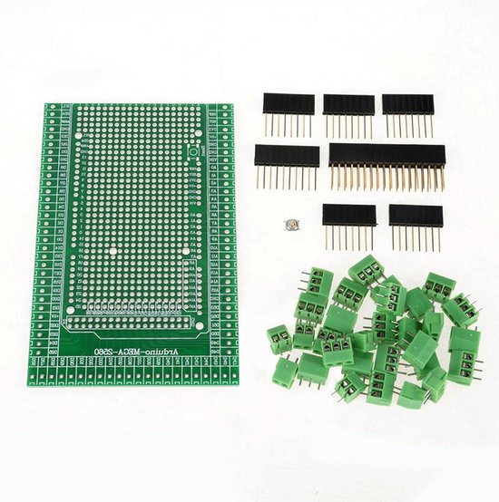 Terminal Block Shield Board Kit Prototype PCB met Vrouwelijke Header ...