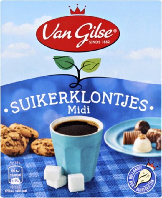 Van Gilse | Midi suikerklontjes | Doos 8 x 750 gram | bol