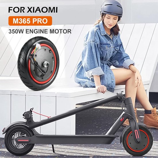 Reservemotor 350 W met massief rubberen banden compatibel met Xiaomi 1S M365 Pro Pro 2... | bol