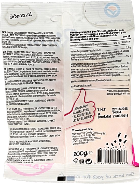 De Bron - Lifestyle Candy Wine Gums - Less Calories | bol