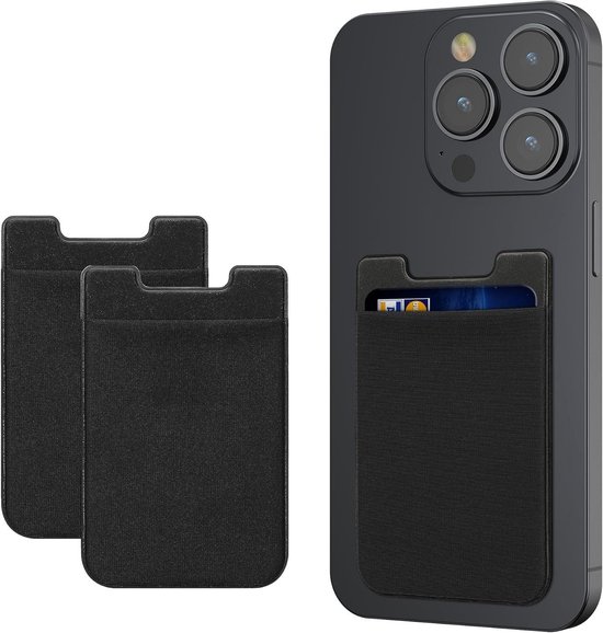 adhesive card holder for Credit cards - 5.5 x 9 cm fabric adhesive ...