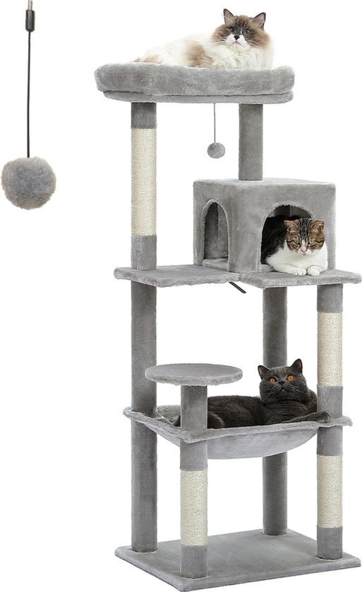 Collox - Multilevel Kattenboom - 5 verdiepingen - Inclusief Hangmat ...