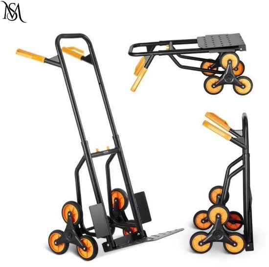 Steekwagen - Trapklimmer - Opvouwbare Transportkar - Trapklimwagen met ...