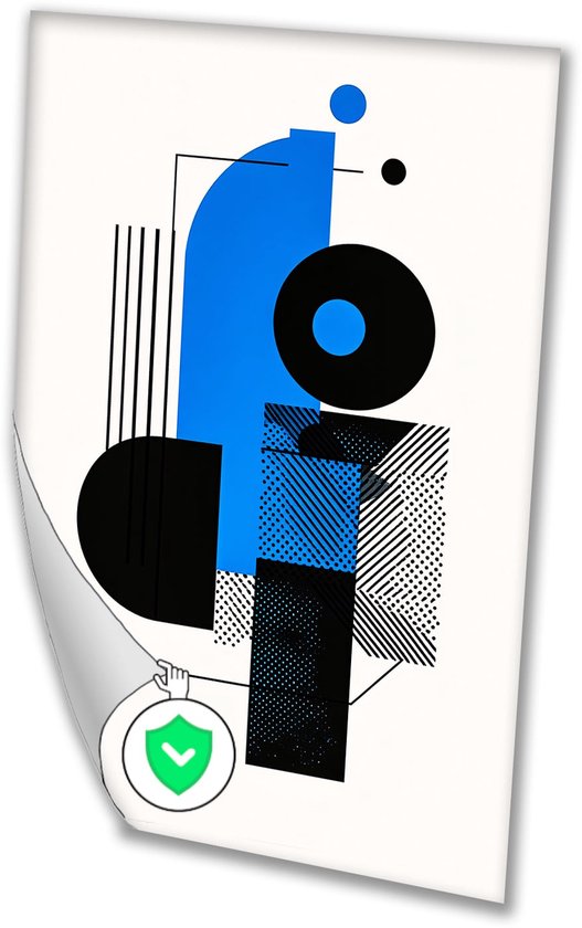 Moderne abstracte geometrische kunst - Abstractie poster - Posters ...