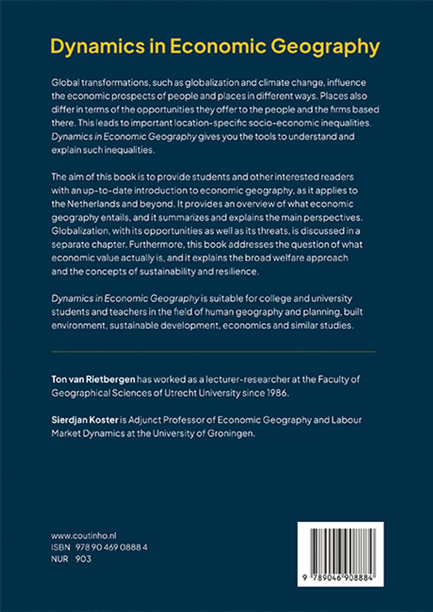 Dynamics in Economic Geography - Understanding spatial socio-economic ...