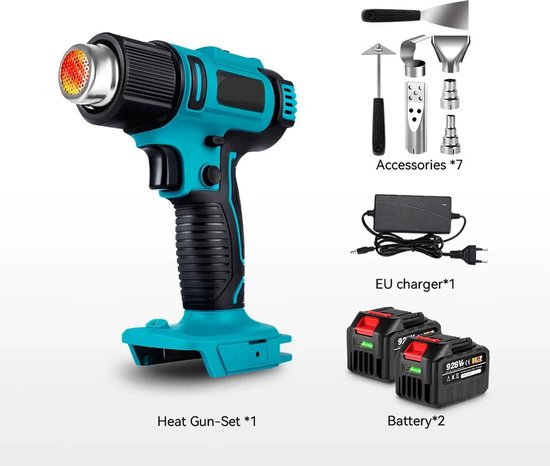 Elektrisch Heteluchtpistool - Heatgun - Verfafbrander ...