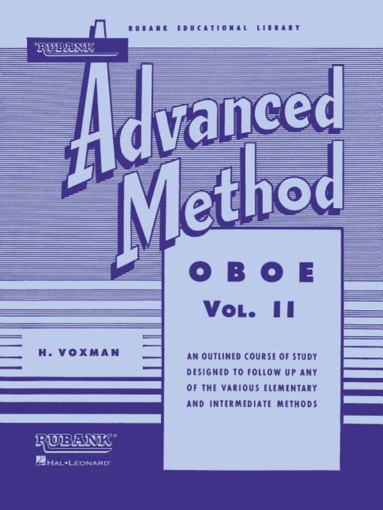 Rubank Advanced Method - Oboe, Rubank Publications | 9781495014130 ...