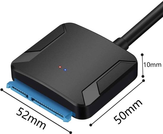 Super Speed USB 3.0 naar SATA Adapter voor 2.5"/3.5" HDD/SSD - Harde ...