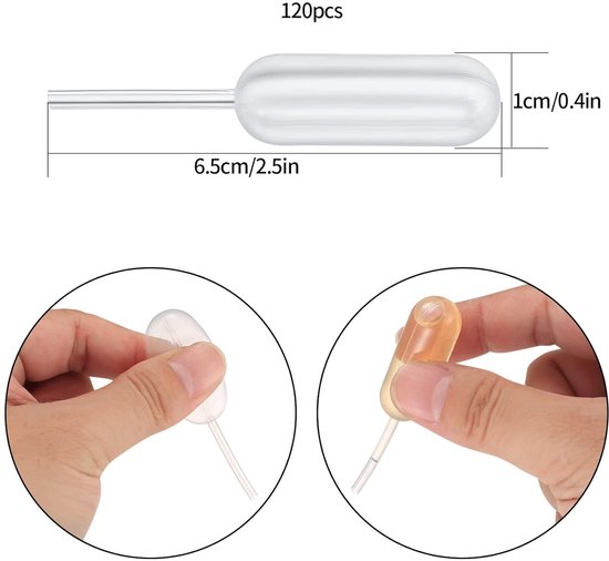 Pipetflesje - Druppelteller - Pipetten Voor Vloeistof | bol