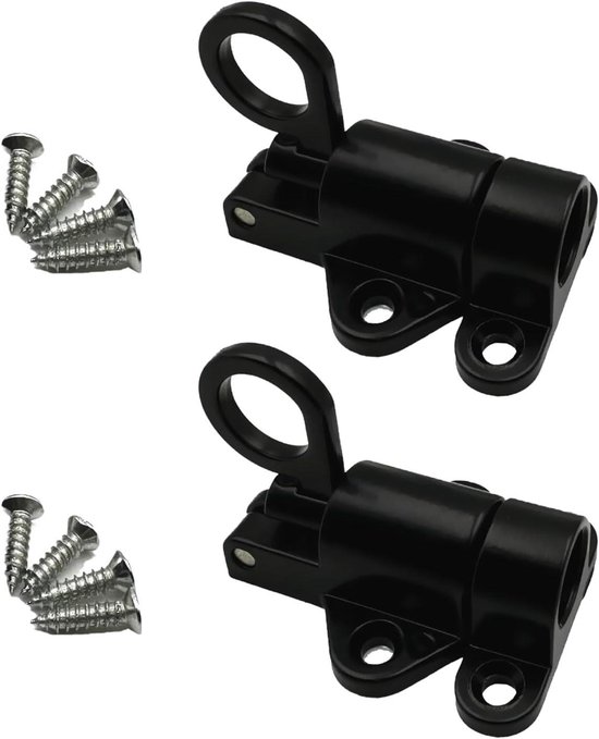 Spring Lock Black - Set van 2 Mini Automatic Spring Locks for Windows ...