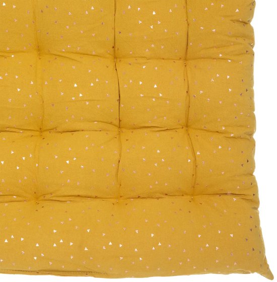 Atmosphera Vloerkussen Matras - okergeel - polyester/katoen - 120 x 60 ...
