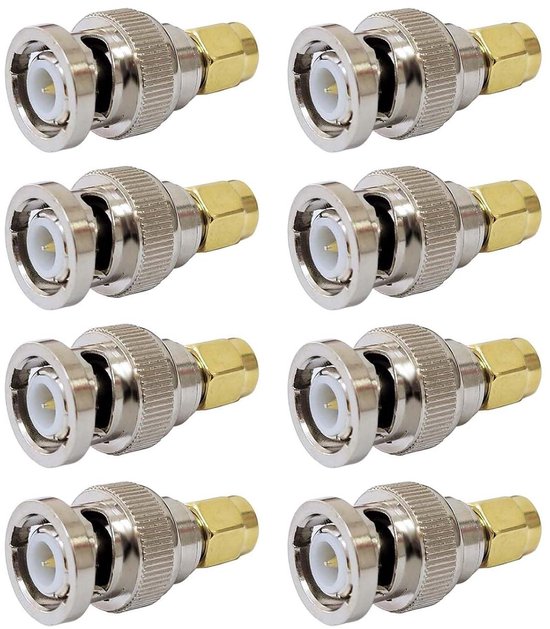 RF Coaxiale Connectoren voor Hamradio Antennekabel (BNC Mannelijk naar SMA Mannelijk) | bol