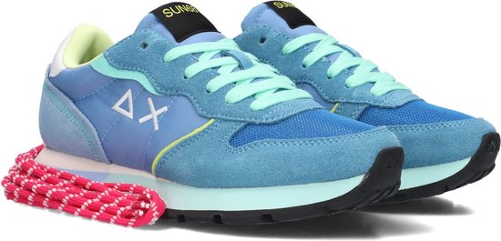 Sun68 Ally Color Explosion Sneakers - Dames - Blauw - Maat 36 | bol