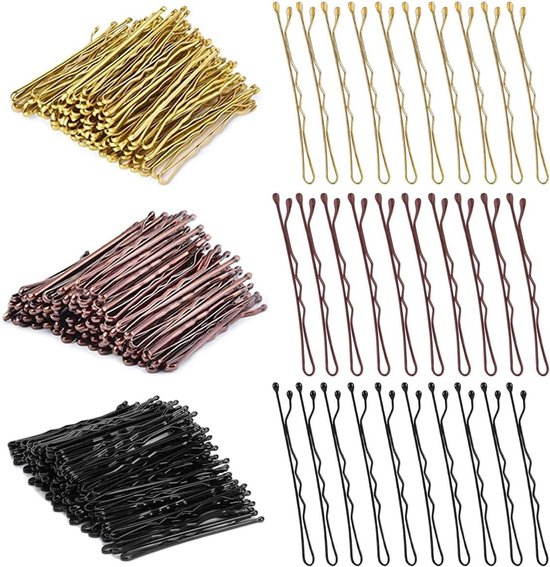 Mini Hair Pins 300 stuks - 5cm Bobby Pins Hair Clips Metal Waves Hair ...