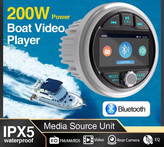 Boot radio | muziek Bluetooth waterdicht | audio speler Speedboot ...