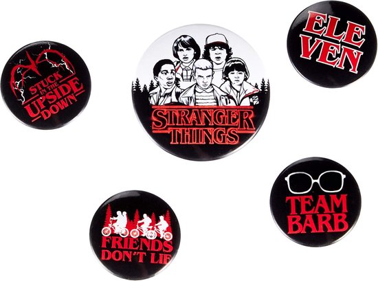 Stranger Things - Characters - Badge Pack - Buttons Gift Pack | bol
