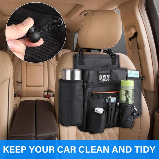 Rear Seat Organiser Trunk Universal Backrest Organiser Protector ...