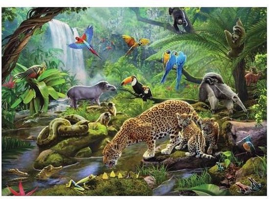 Ravensburger Rainforest Animals Legpuzzel 60 stuk(s) Dieren | bol