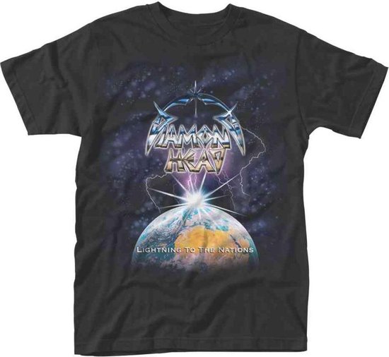 Diamond Head Heren Tshirt -XXL- Lightning Zwart | bol