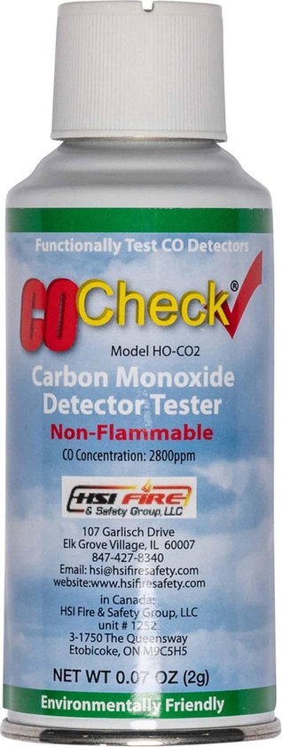 Co Check Testgas koolmonoxidemelder | bol