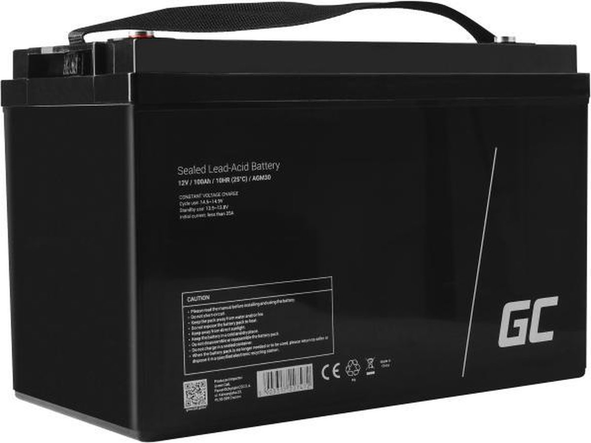 Accu AGM 12V 100Ah | bol.com