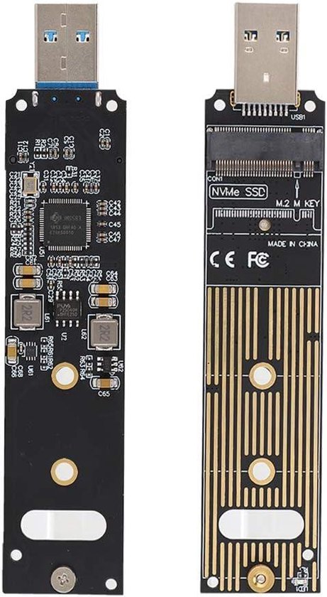 M.2 NVMe naar USB-adapter Reader voor SSD-kaart - Hot Plug en Play | bol