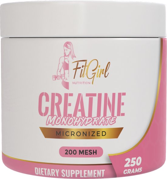 FitGirl Nutrition Creatine Monohydraat | 2x 250g | 100 servings totaal ...