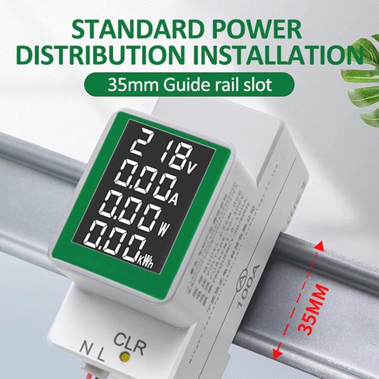 Stroommeter 100 A wisselstroommeter digitale voltmeter ampèremeter ...