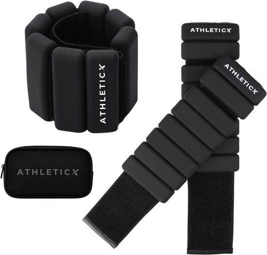 Athleticx Polsgewichten en Enkelgewichten – 2 x 0,5 kg - Verstelbaar ...