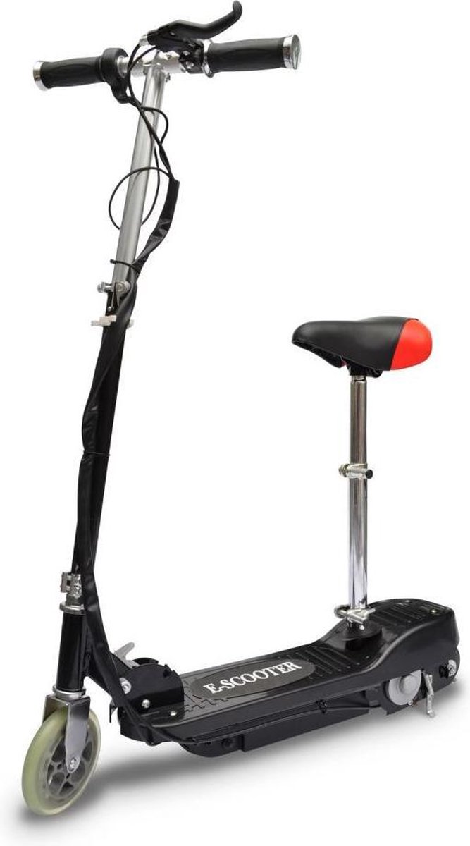 vidaXL Step elektrisch met zitje 120 W zwart | bol.com