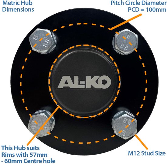 20x10.00-8 ATV Trailer Kit P332 Grass Wheels ALKO Hub & Stub Axles ...