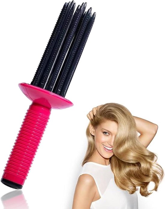 Pluizige krulborstel voor de perfecte styling van jouw haar - 2-in-1 ...