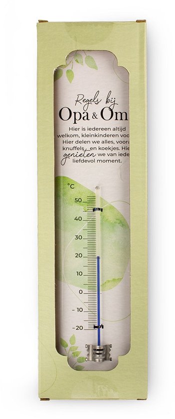 Opa & Oma - Thermometer - Binnen en buiten - Miko | bol